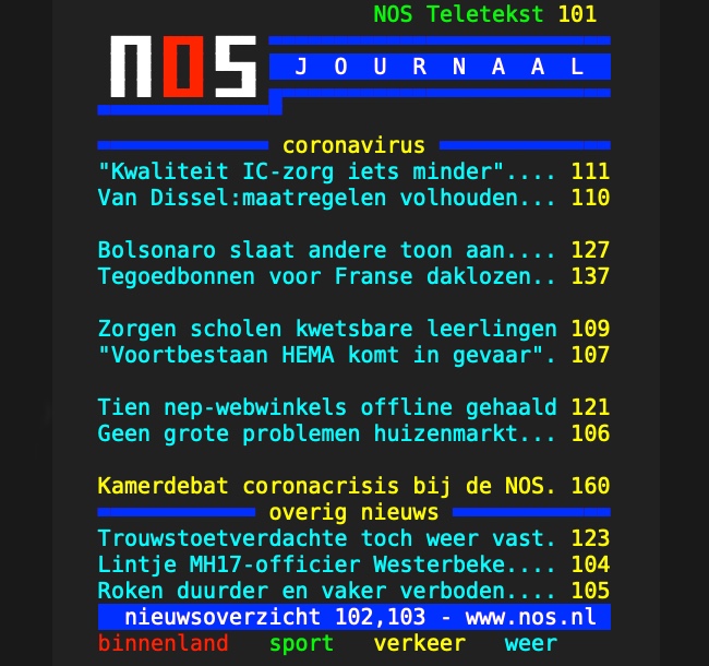 NieuwNieuws: Feest! Teletekst is veertig jaar!